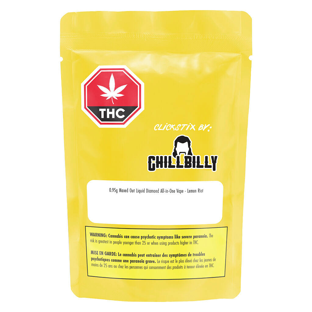 Maxed Out Liquid Diamond All-in-One Vape - Lemon Riot | Ontario ...