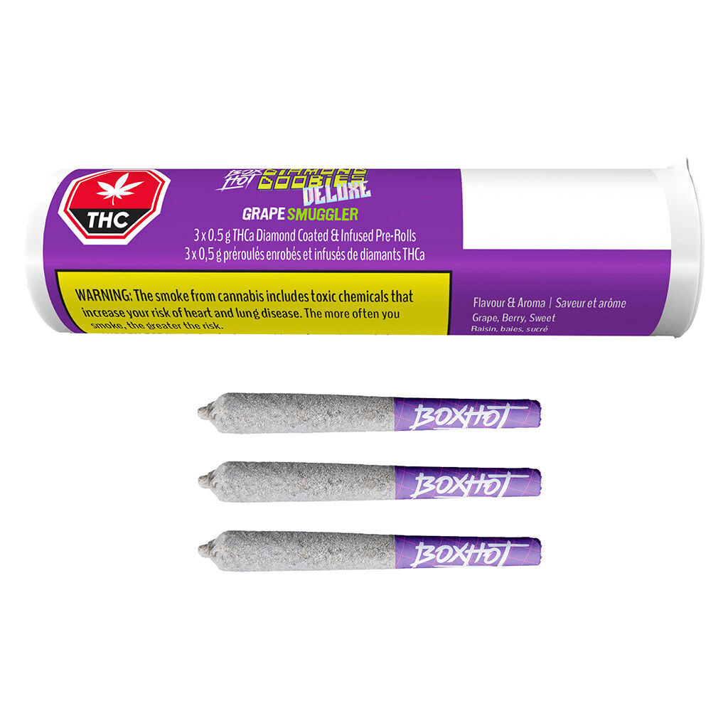 Diamond Doobies Deluxe - Préroulé infusé Grape Smuggler | Ontario ...